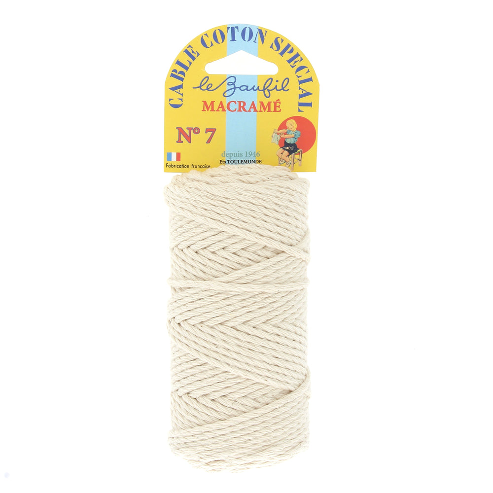 Fil macramé 2,5 mm - Lebaufil